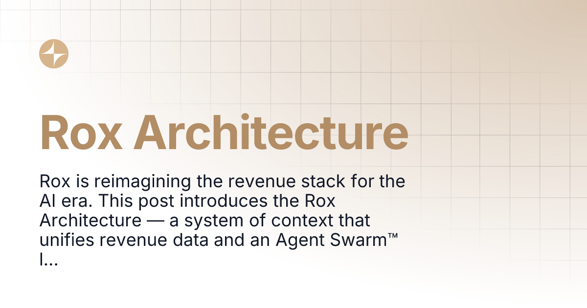 Rox Architecture | ROX Docs